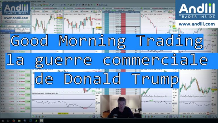 Le Good Morning Trading du 18 juin 2018 : Trump, Guerre commerciale, on ...